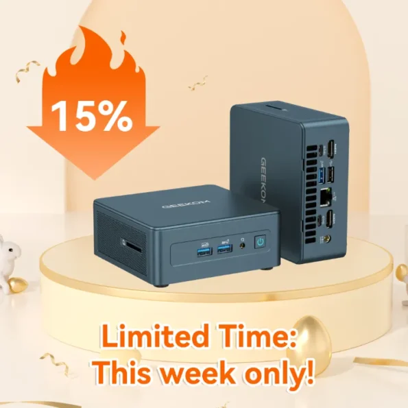 GEEKOM Mini IT12 Mini PC- Intel 12th Gen i9-12900H or i7-12650H