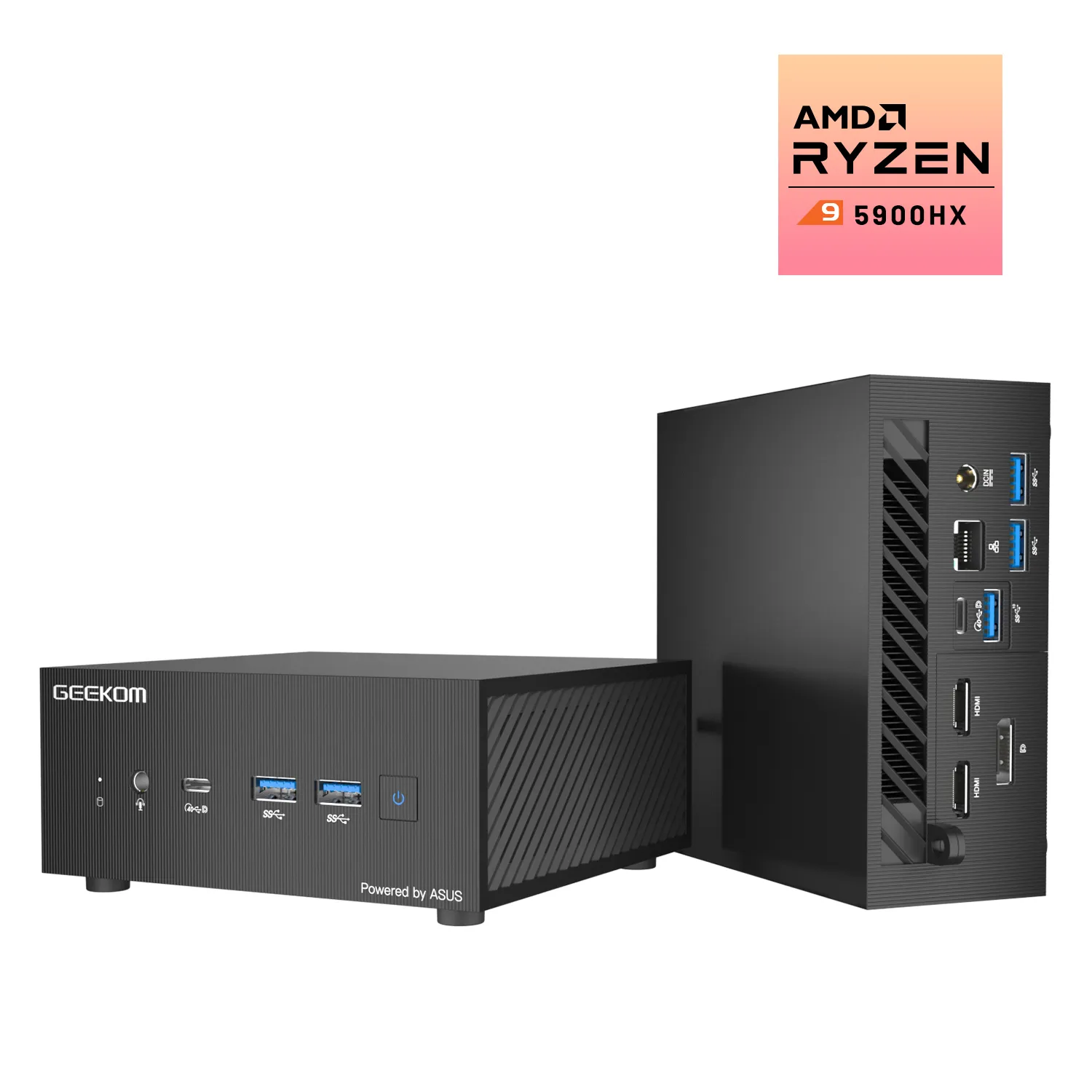 GEEKOM AS 5 Mini PC AMD Ryzen 9 5900HX - GEEKOM