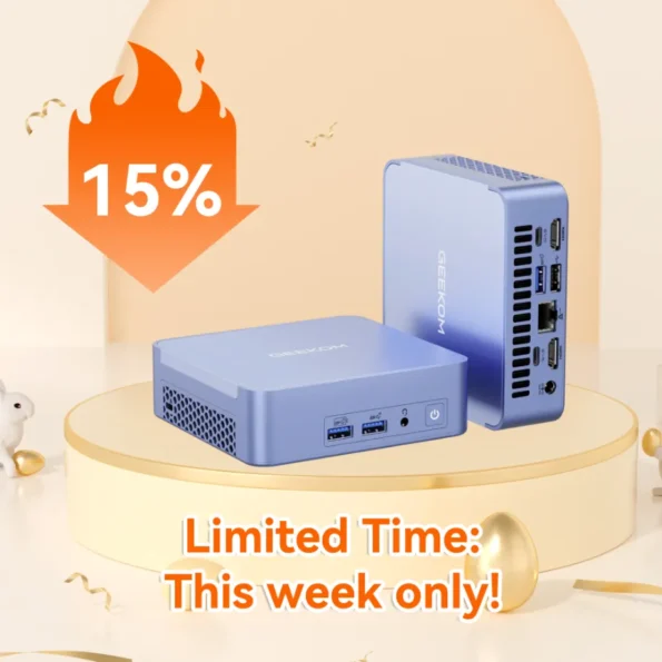 GEEKOM AX8 Pro Mini PC AMD Ryzen 7 8845HS