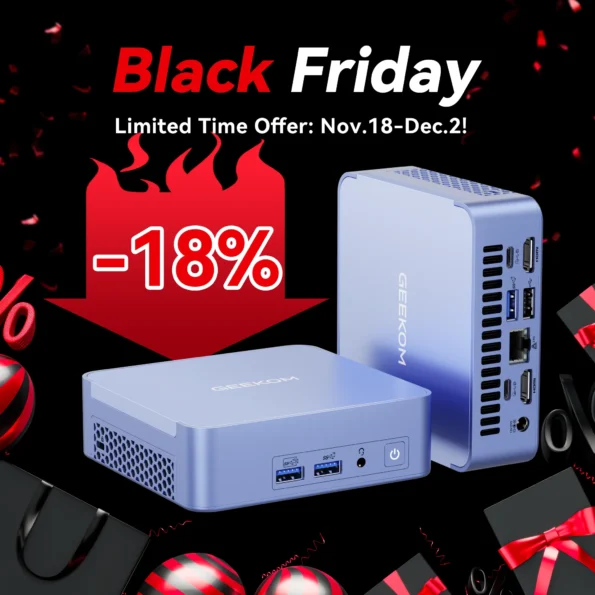 GEEKOM AX8 Pro Mini PC AMD Ryzen 9 8945HS Ryzen 7 8845HS