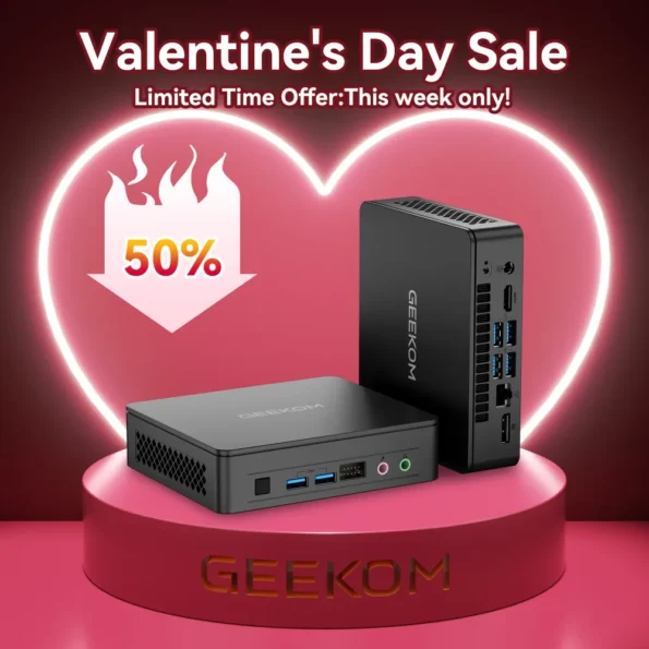 Intel N100 Mini PC GEEKOM Mini Air12 Lite Windows 11 Pro